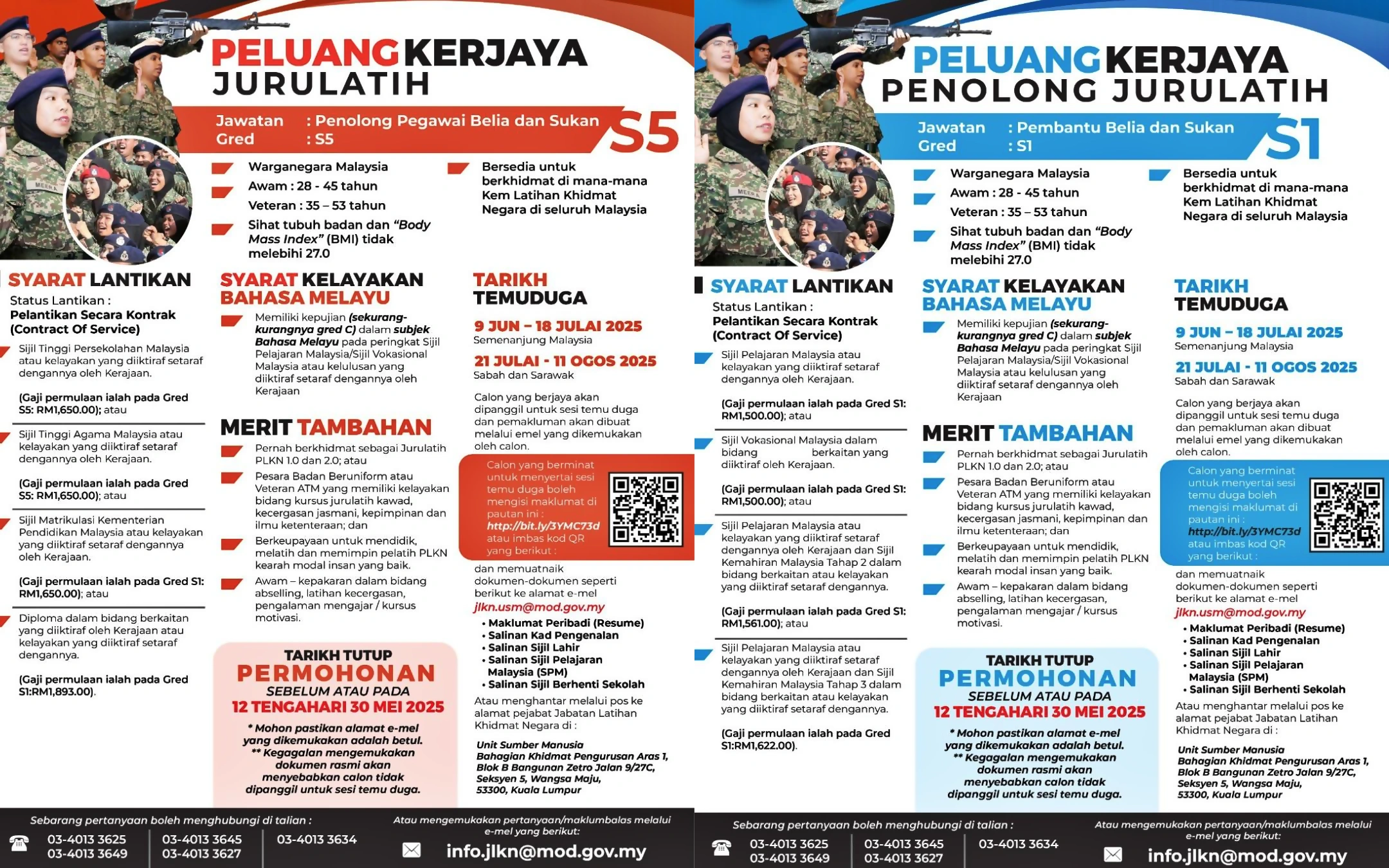 Semakan PLKN 2025: Panggilan Kemasukan Terpilih Sebagai Peserta