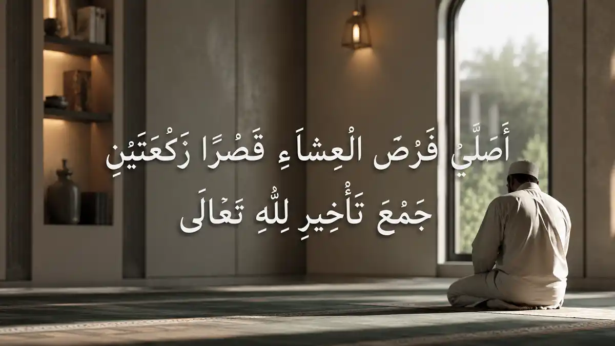 Cara Solat Jamak Dan Qasar Niat Bacaan Rumi & Arab Betul
