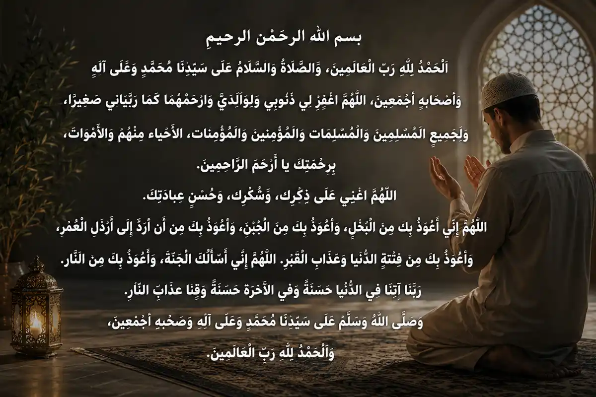 Doa Selepas Solat Ringkas Bacaan Rumi & Arab Yang Betul