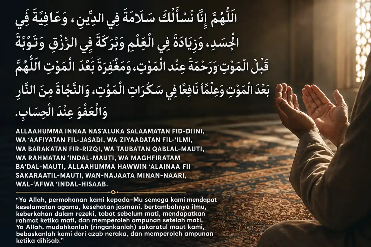 Doa Selepas Solat Ringkas Bacaan Rumi & Arab Yang Betul